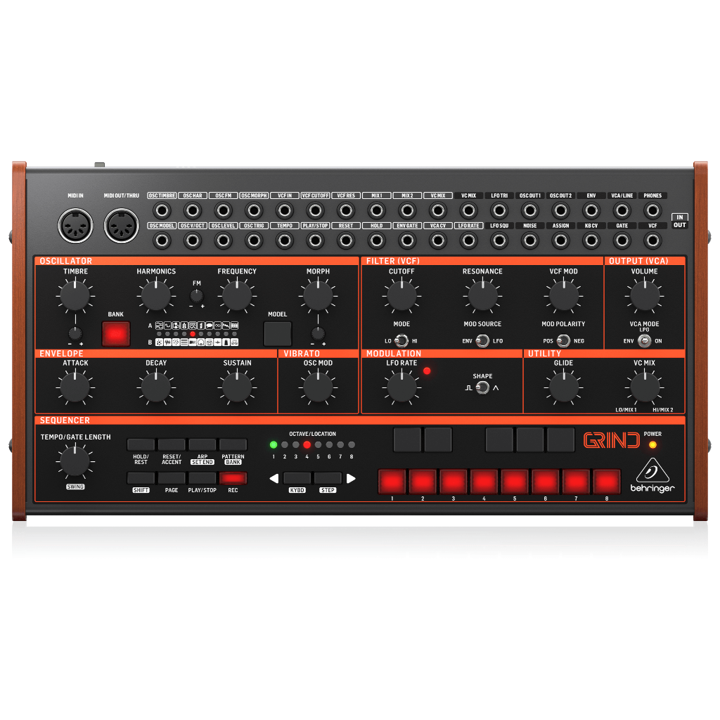 Behringer Grind Semi-modular Hybrid Multi-engine Synthesizer | Bothners ...